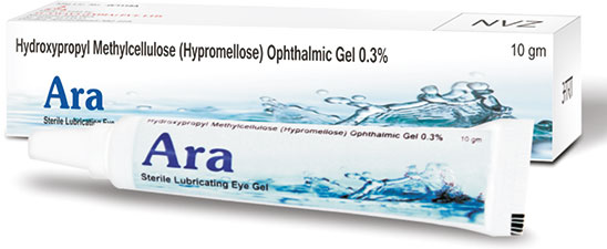 Ara Eye Gel | Leading Eyecare Specialists in India | Sunways India Pvt Ltd.